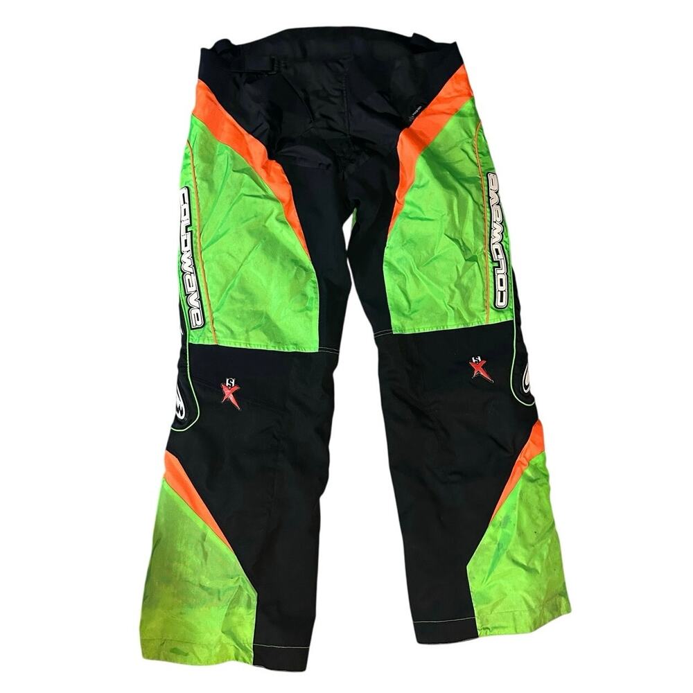 Vintage Cold Wave Snowmobiling Pants Green / Orange R… - Gem